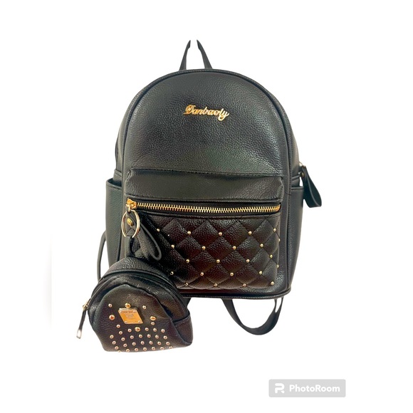danbooly | Bags | Danbooly Mini Backpack With Mini Wallet Black Color ...